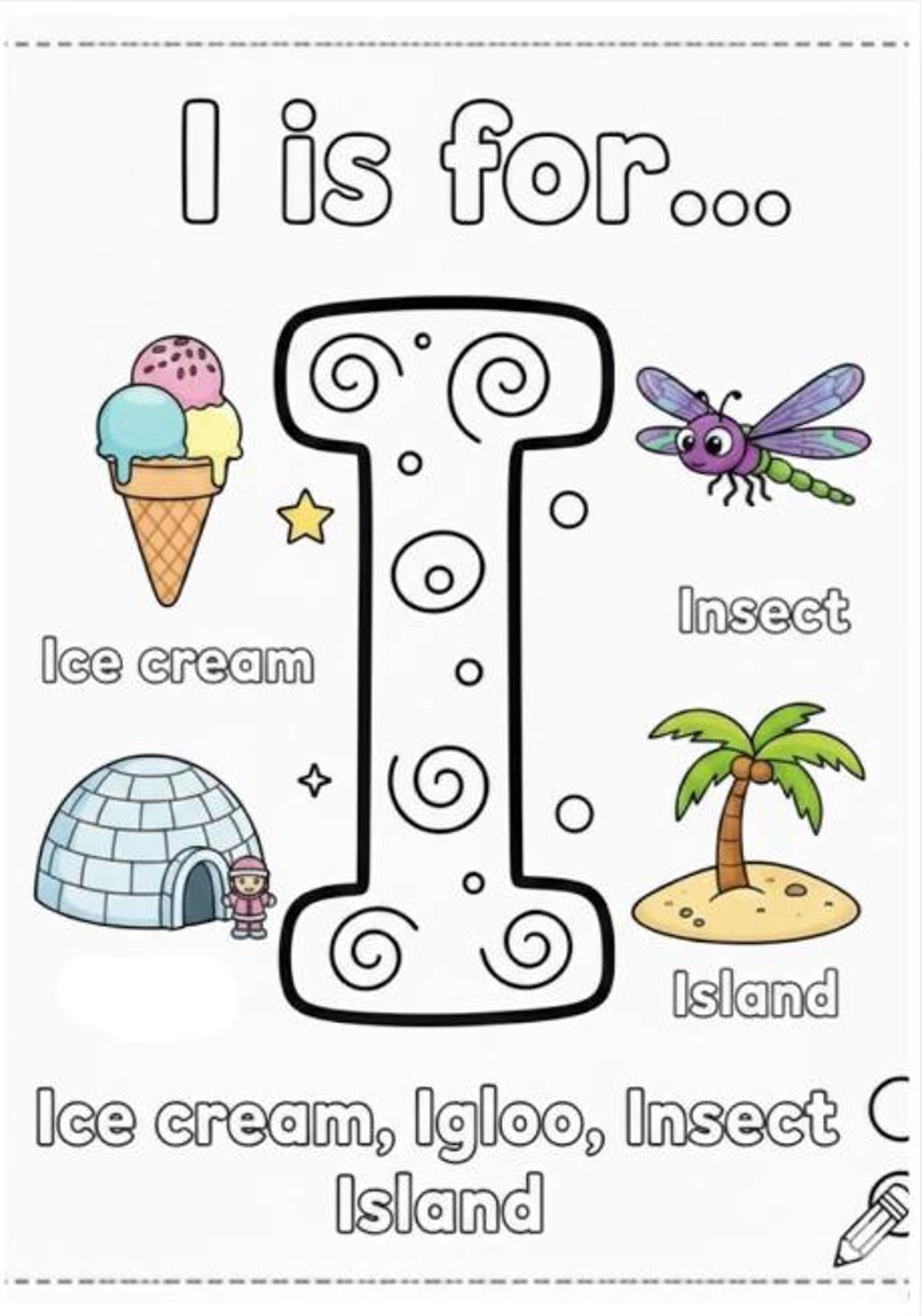 Alphabet Learning Sheets – A-Z Printable Kids Wall Art (PDF Download A4 ...