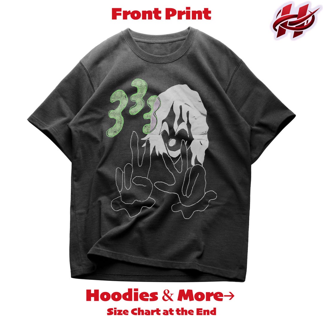 Bladee 333 T-shirt, Drain Gang Merch, Vaporwave Tee, Sadboys Fashion ...
