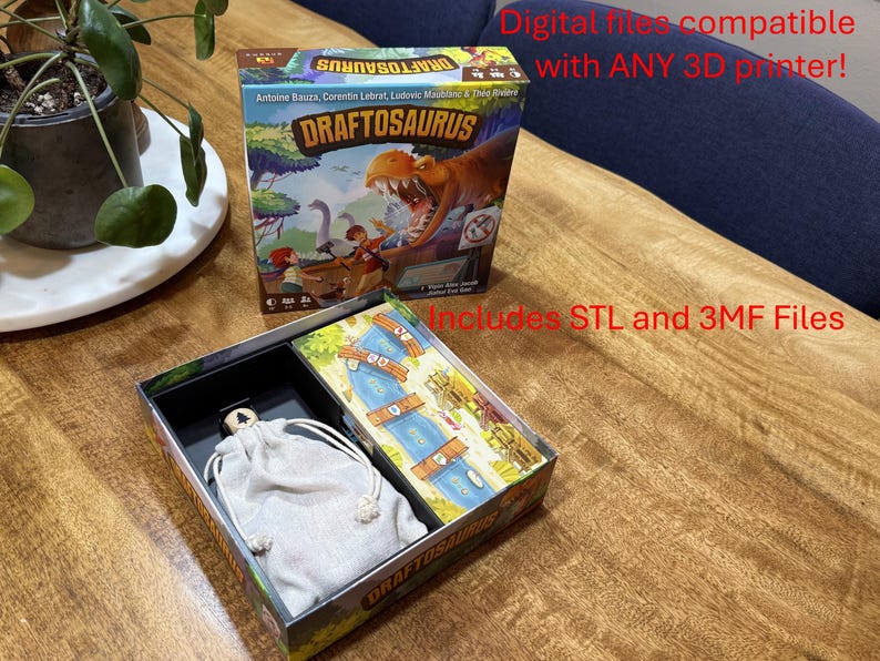Draftosaurus Board Game Insert - Marina AND Aerial Show *digital Files ...