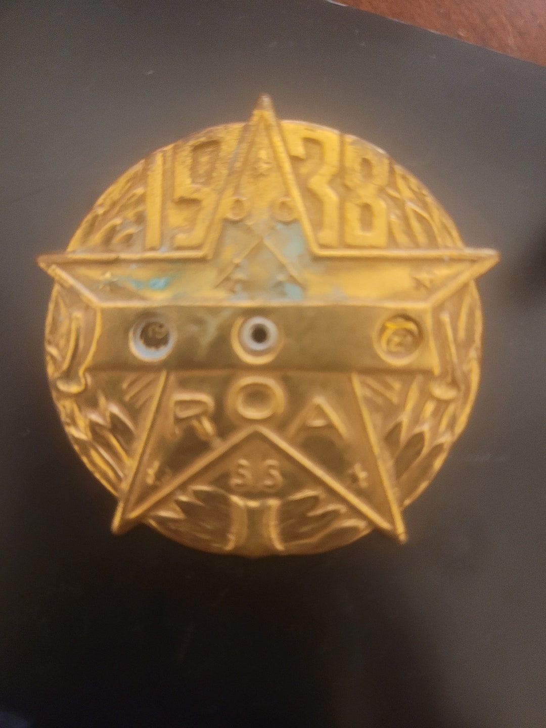 Orphan Annie Radio ROA 1938 Decoder Badge Pin Vintage Cereal Box ...