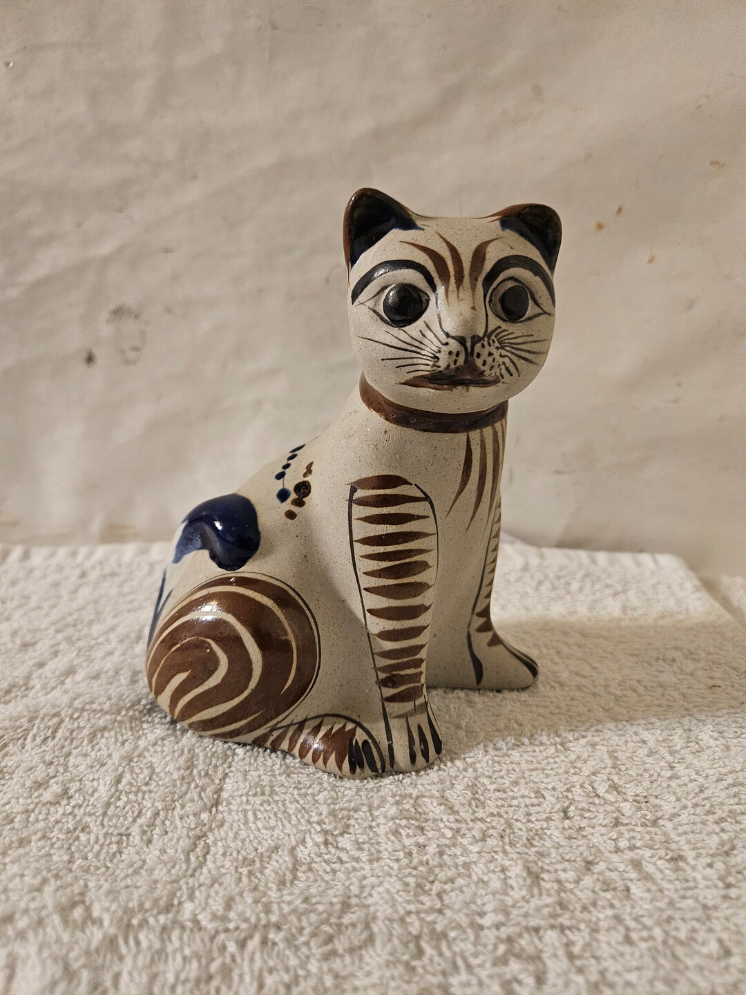 Mexico Tostado Pottery Cat Figure T52 - Etsy