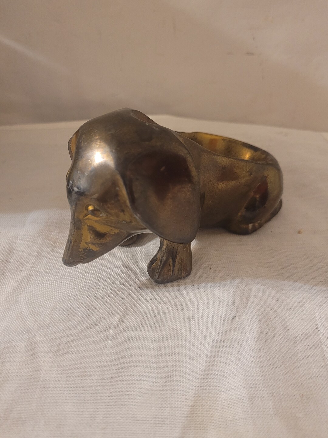 Vintage Brass Pipe Cigar Rest Holder Hound Dog Basstte T13 - Etsy