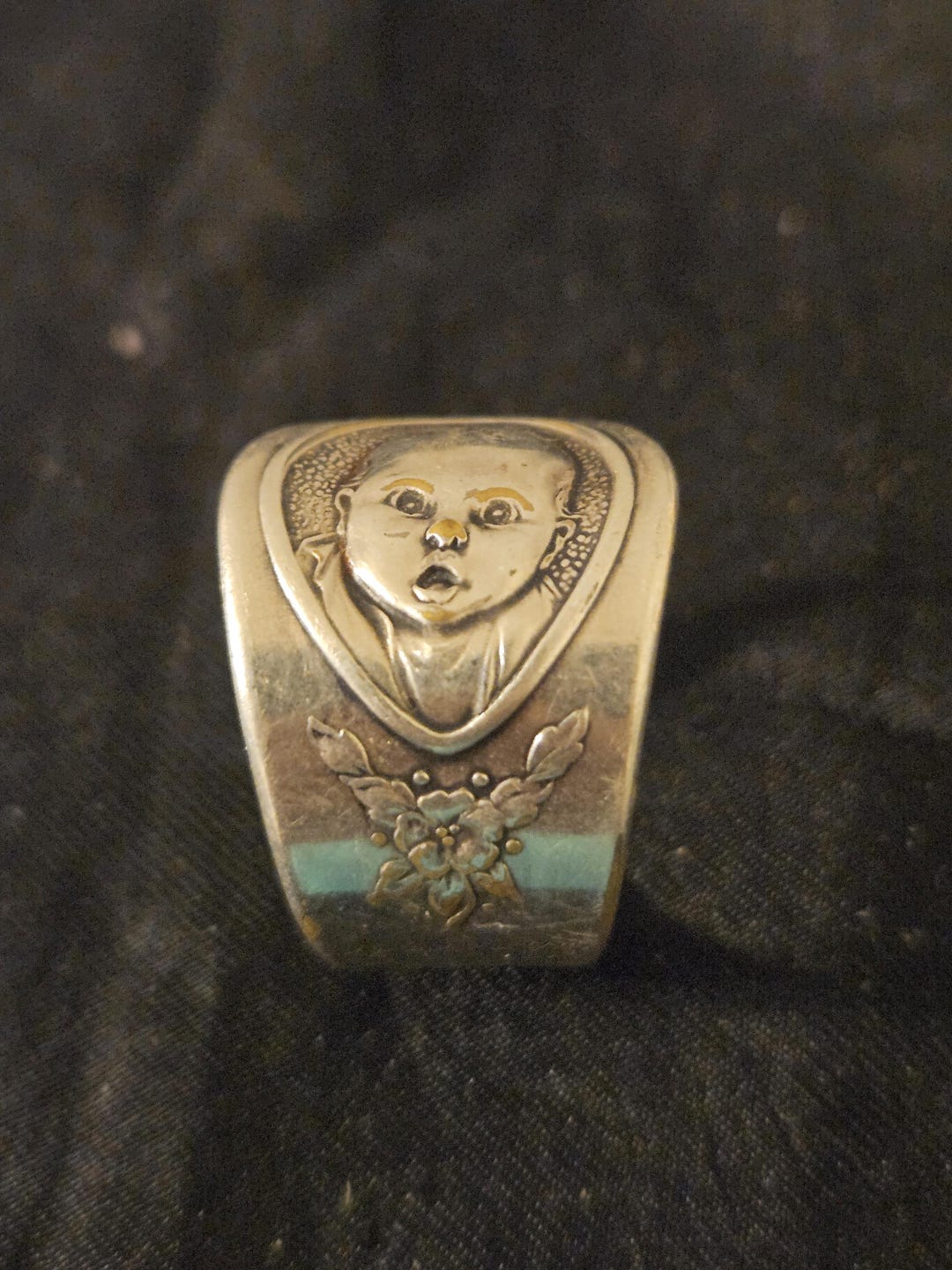 VTG Gerber Oneida Baby Spoon Ring Silver Plated P75 - Etsy