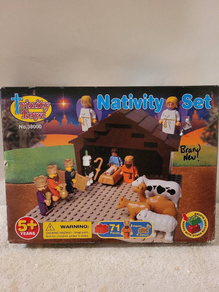 Toys & Games Building Toys Toys Trinity Toyz Nativity Set Building ...
