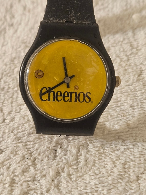 Cheerios cereal swatch-style watch battery vintage gr… - Gem