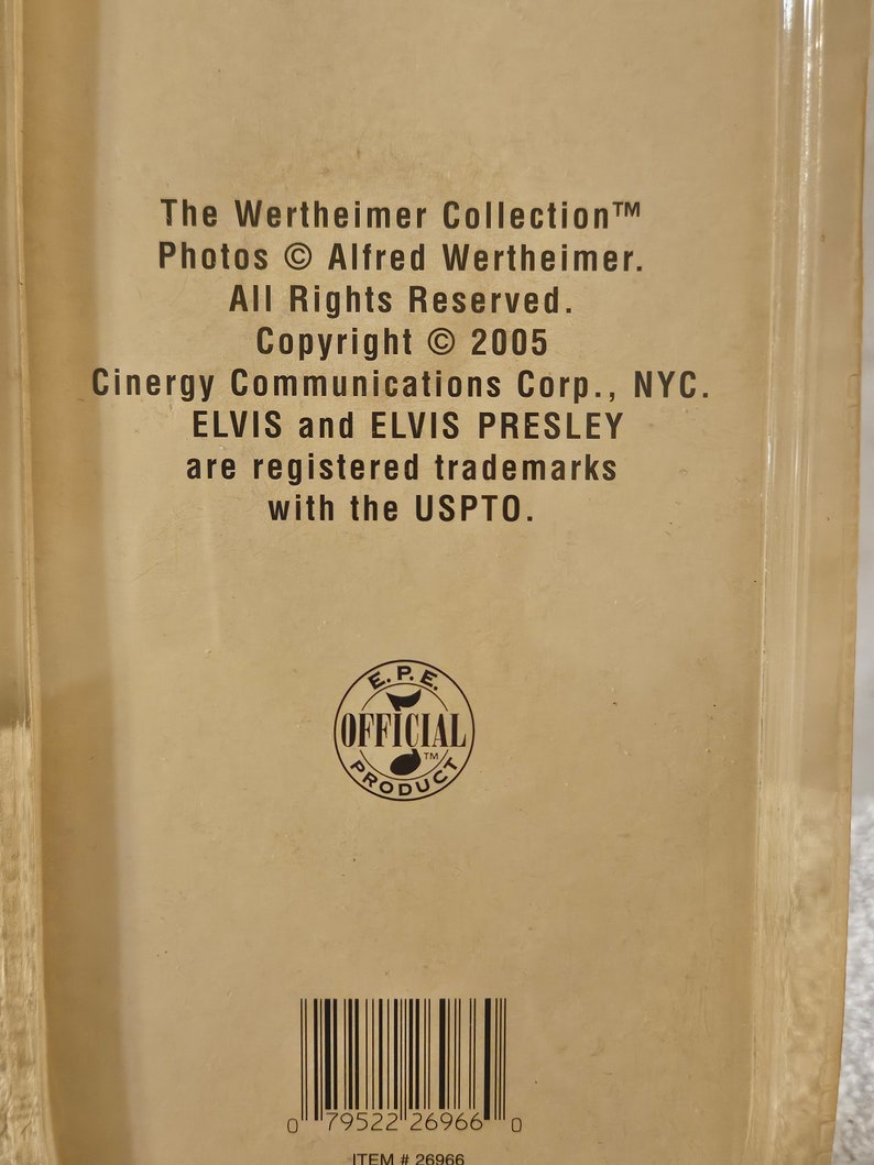 Elvis Presley Original Centric Digital Watch Wertheimer Collection Nip ...
