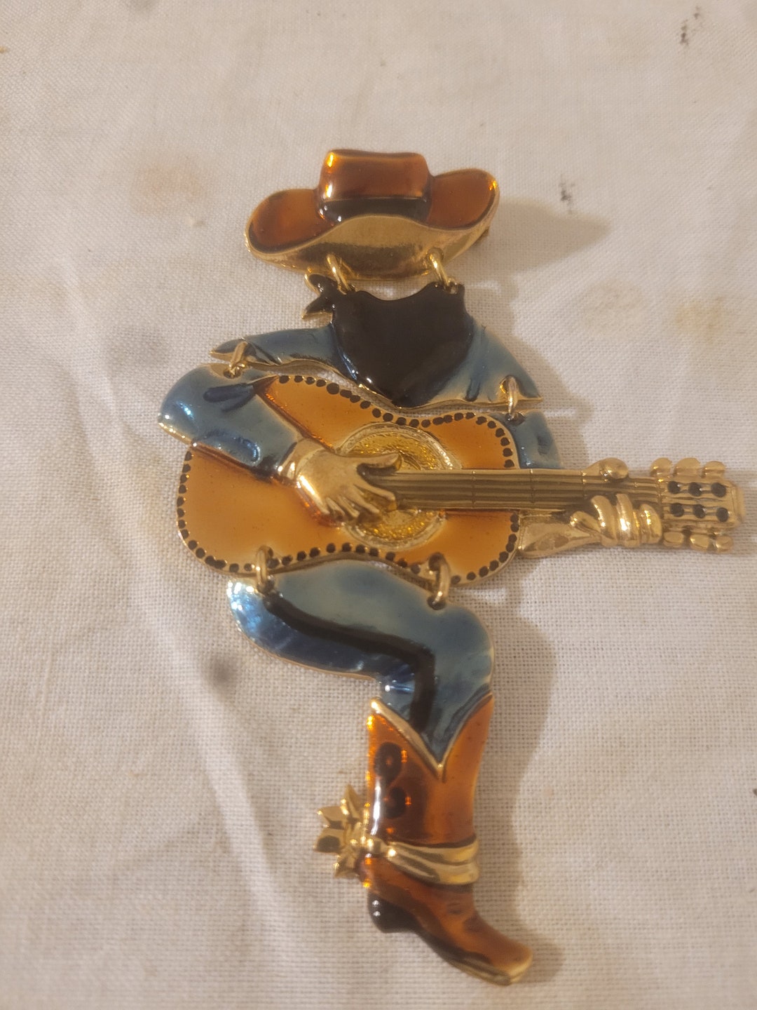 Vintage Don Lin Articulated Costume Jewelry Brooch P25 - Etsy