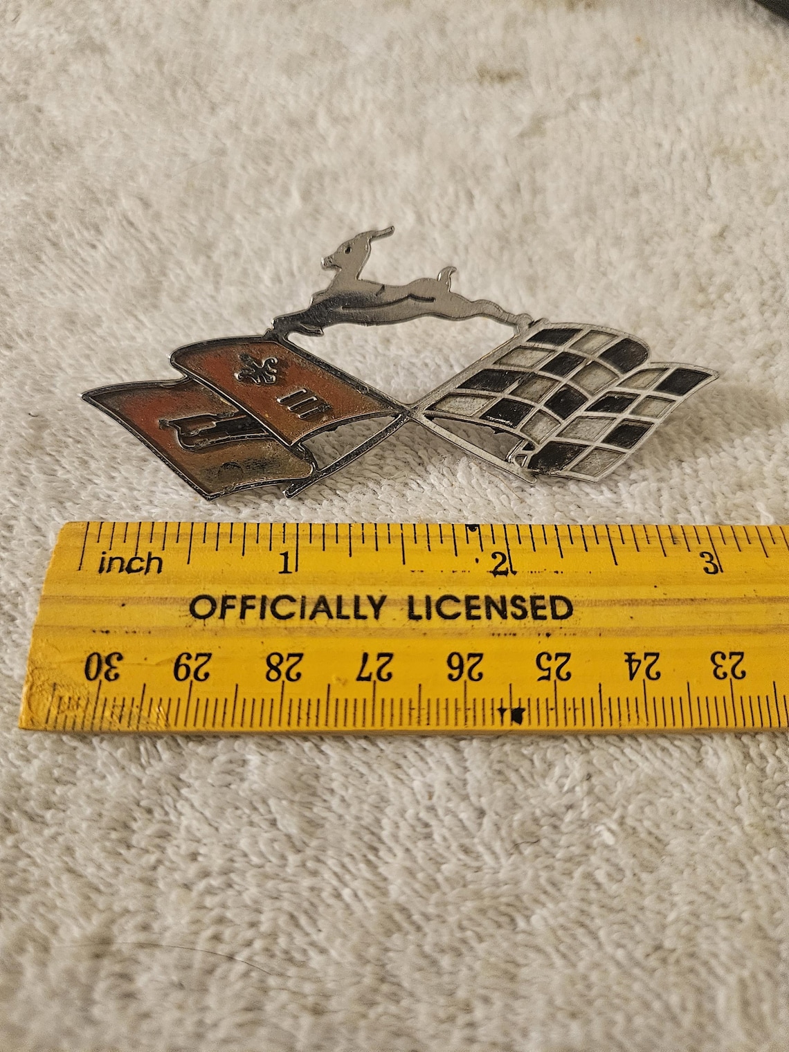1960 CHEVROLET Impala Quarter Panel Flag EMBLEM Badge P45 - Etsy