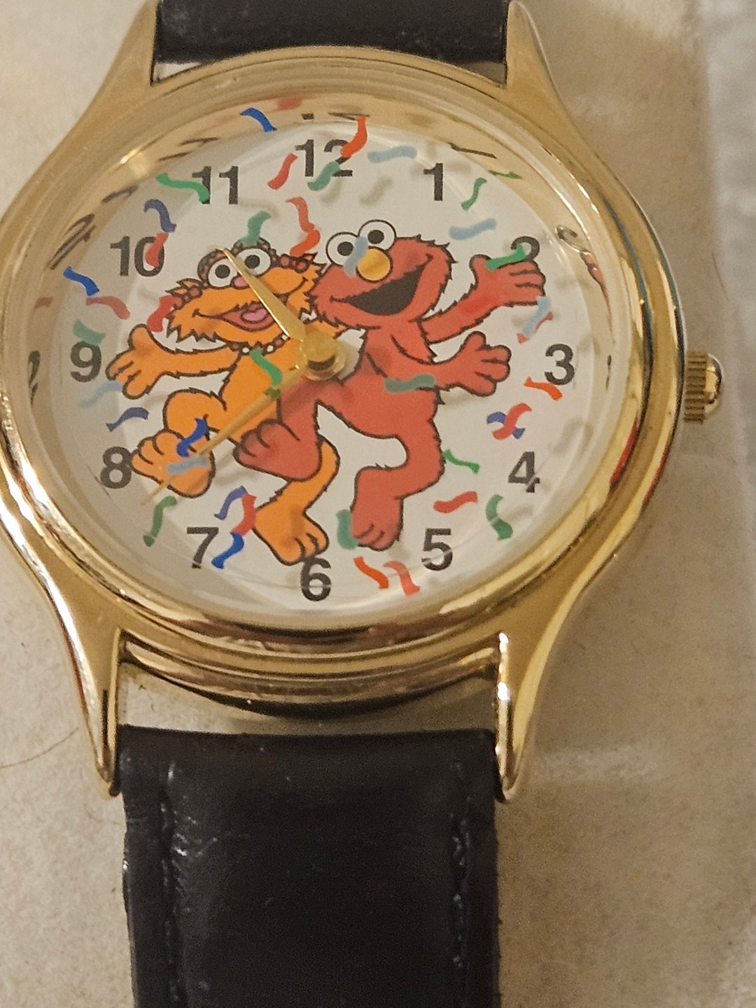 Vintage Elmo & Zoey Vintage Sesame Street" Cute, KIDS/LADIES WATCH - Etsy