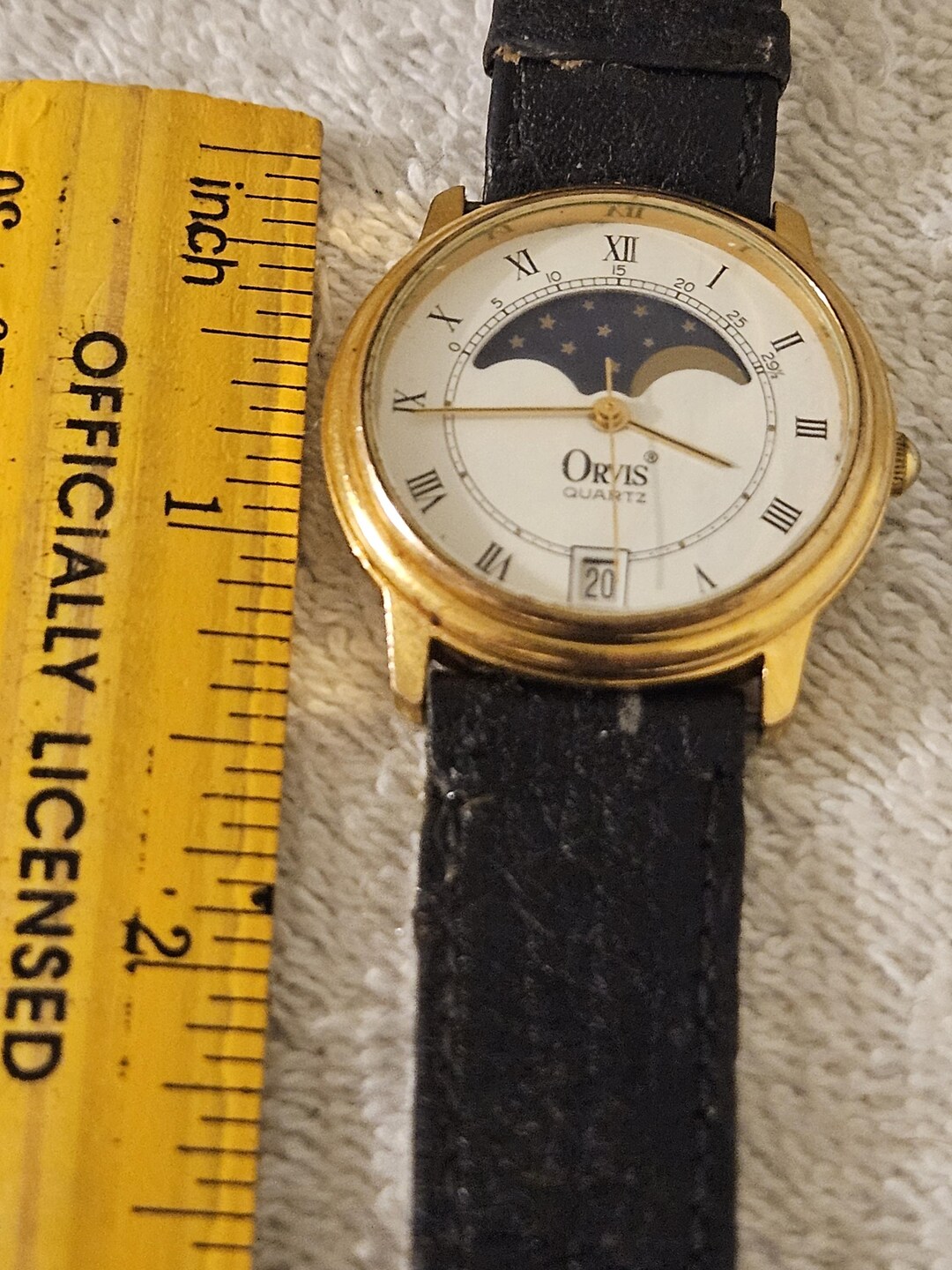 Vintage ORVIS Swiss Movement Moon Phase WR Analog Watch New Battery - Etsy