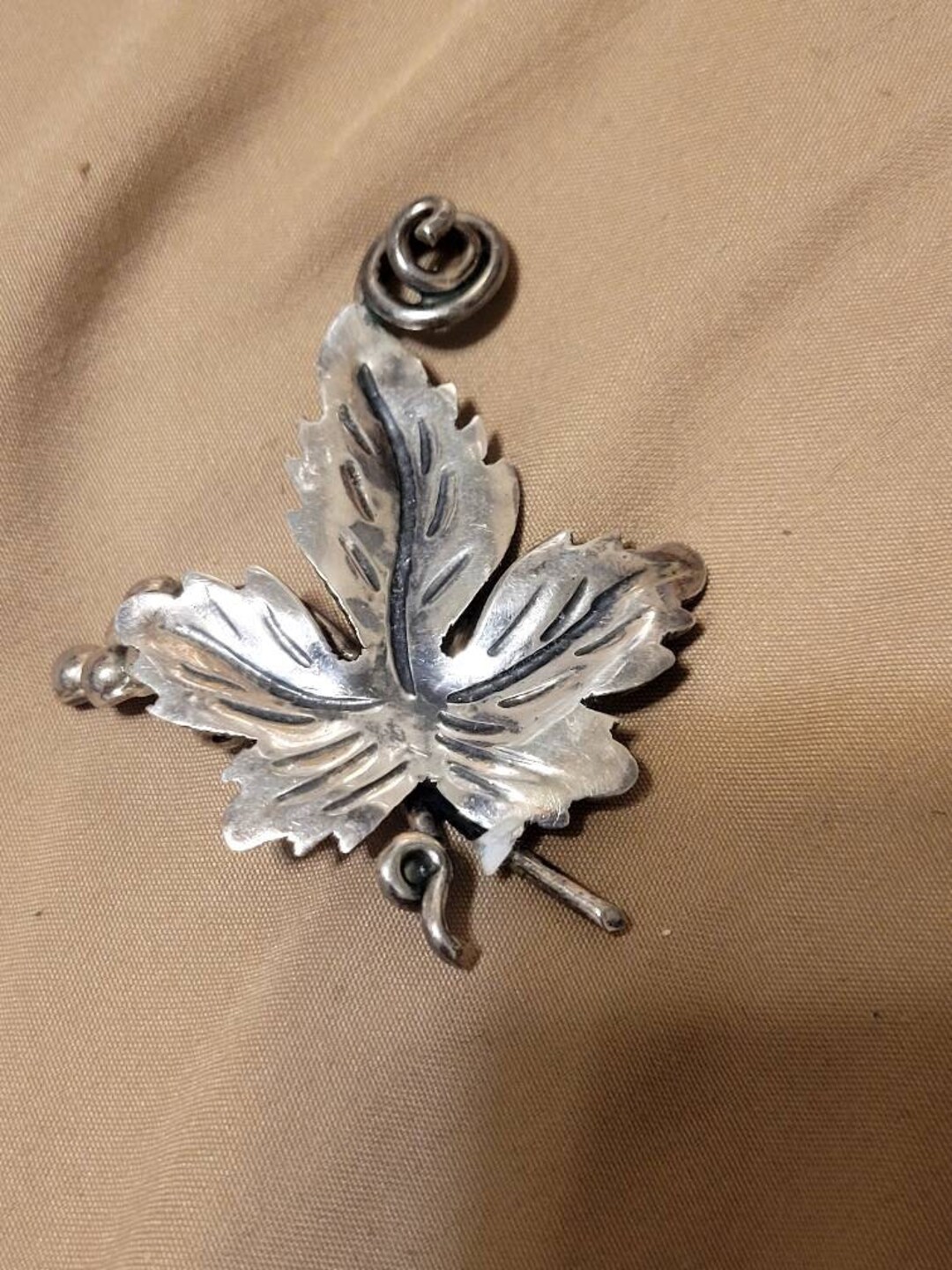 Vintage Mexico Taxco Signed Grapes Brooch Pin in 925 Sterling Silver ...