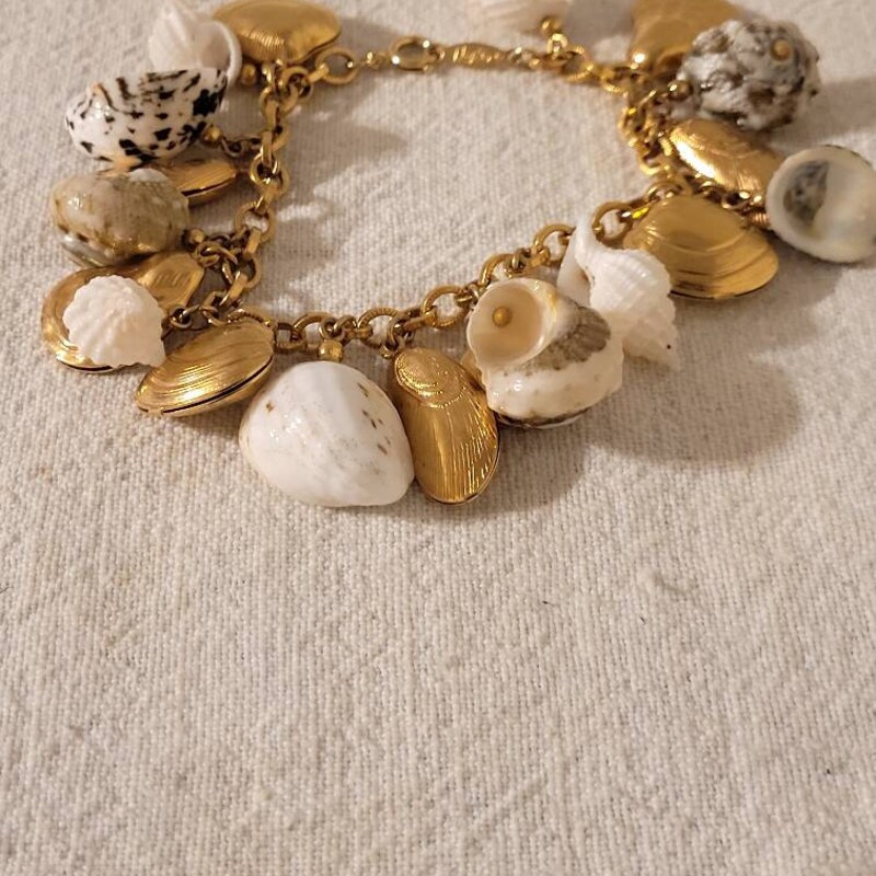 Shell Charm Bracelet - Etsy