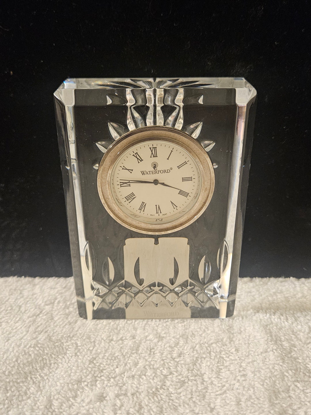 Waterford Lismore Clock, 4.5" Desk Table Mantel T52 - Etsy