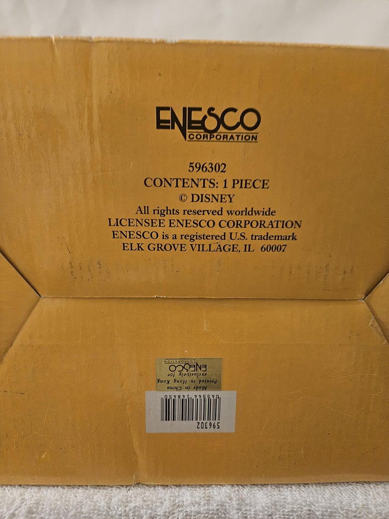 RARE Enesco Musical Box Disney I've Got No Strings Pinocchio Theater W ...