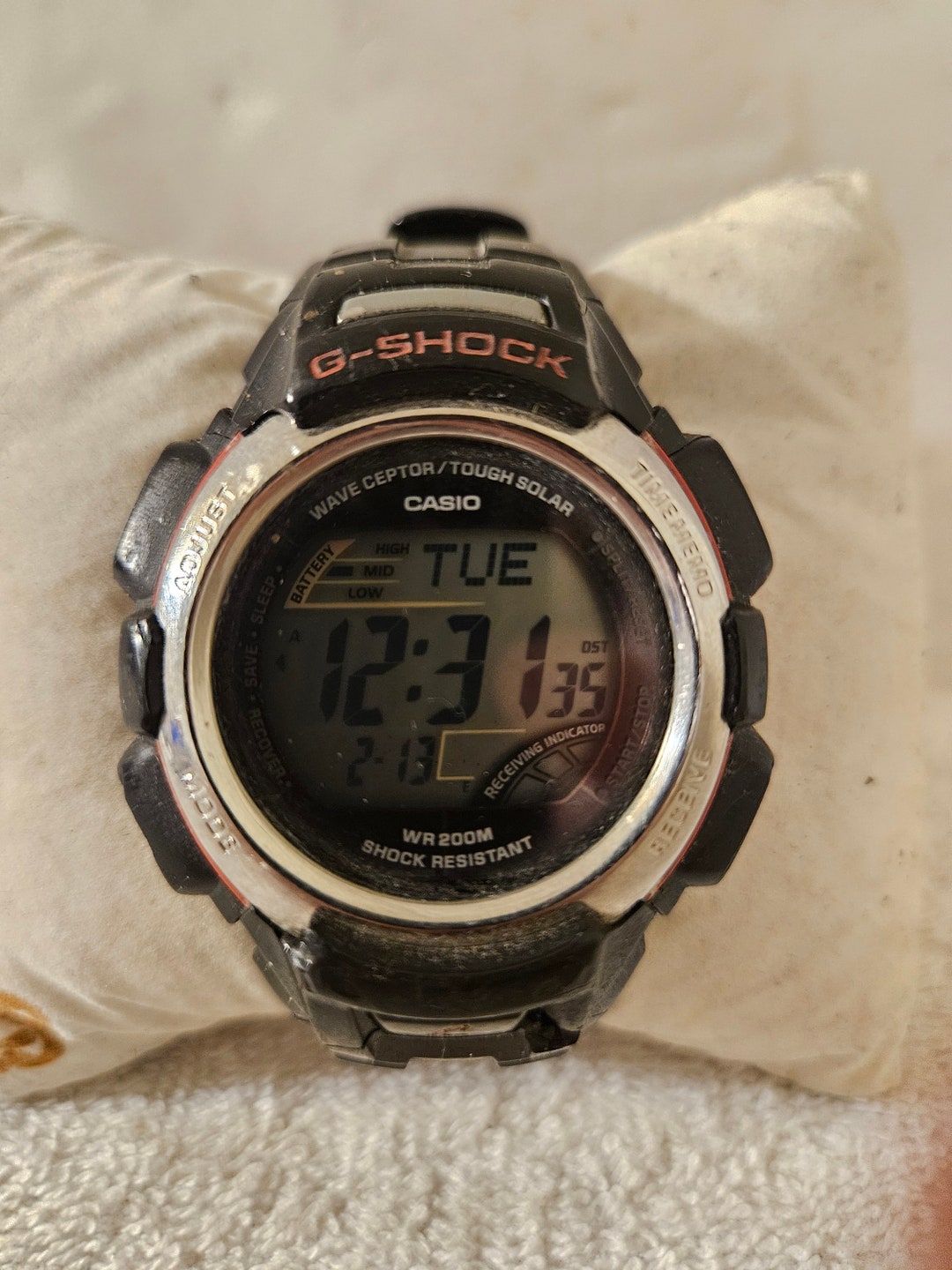 Vintage CASIO G-SHOCK Protection GW-300 2608 Wave Ceptor Tough Solar ...