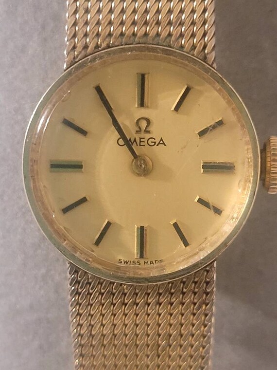 OMEGA 10K Gold Filled Mid Century Lady's Womans - Etsy