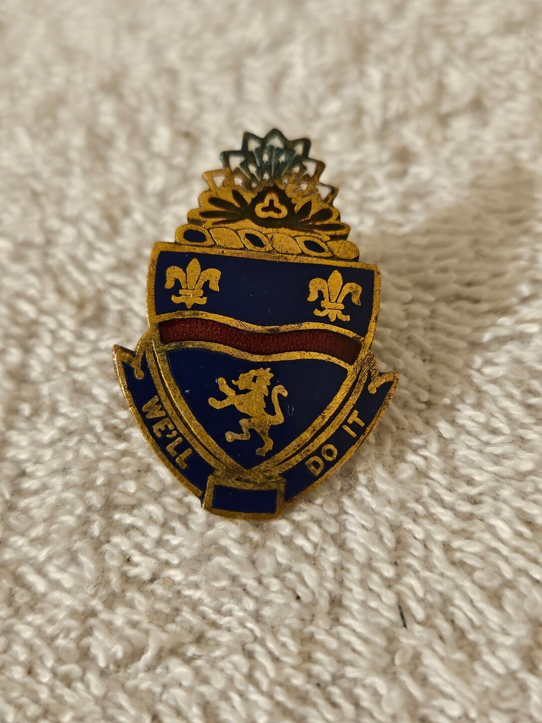 148th Infantry Regiment Distinctive Unit Insignia Crest Lapel Hat Pin ...