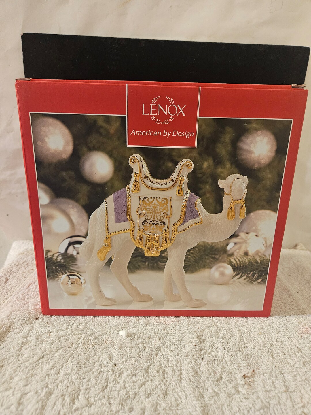Lenox Nativity First Blessing Standing Amethyst 7 CAMEL Purple Saddle ...