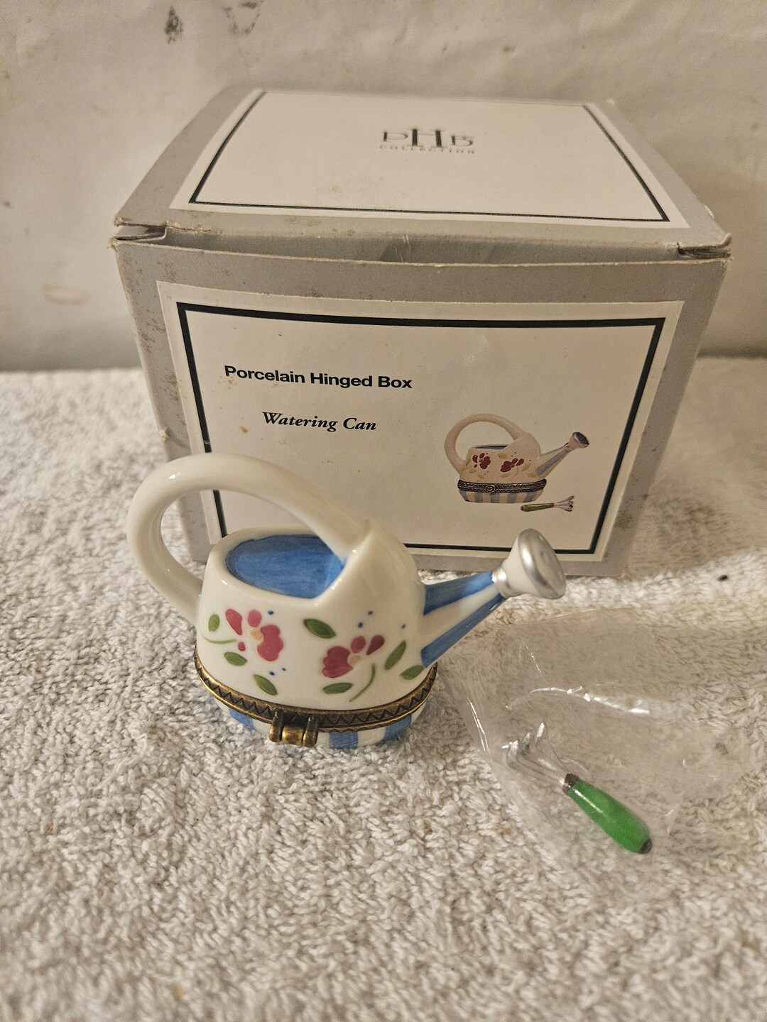 PHB Porcelain Trinket Box Watering Can by MCF Midwest Cannon Falls With ...