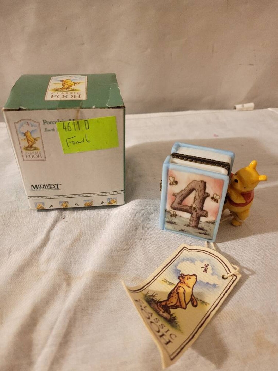 Disney Midwest of Cannon Falls PHB Mini Winnie the Pooh Trinket Box ...