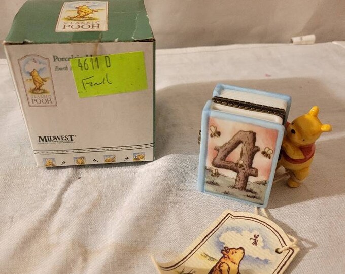 Porcelain Panda Teddy Bear Trinket Box With Articulated Moving Arms by ...