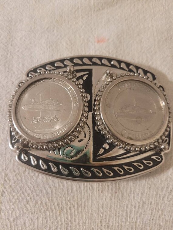 Vtg Princess Cruise Lines Panama Canal Map Souvenir T… - Gem