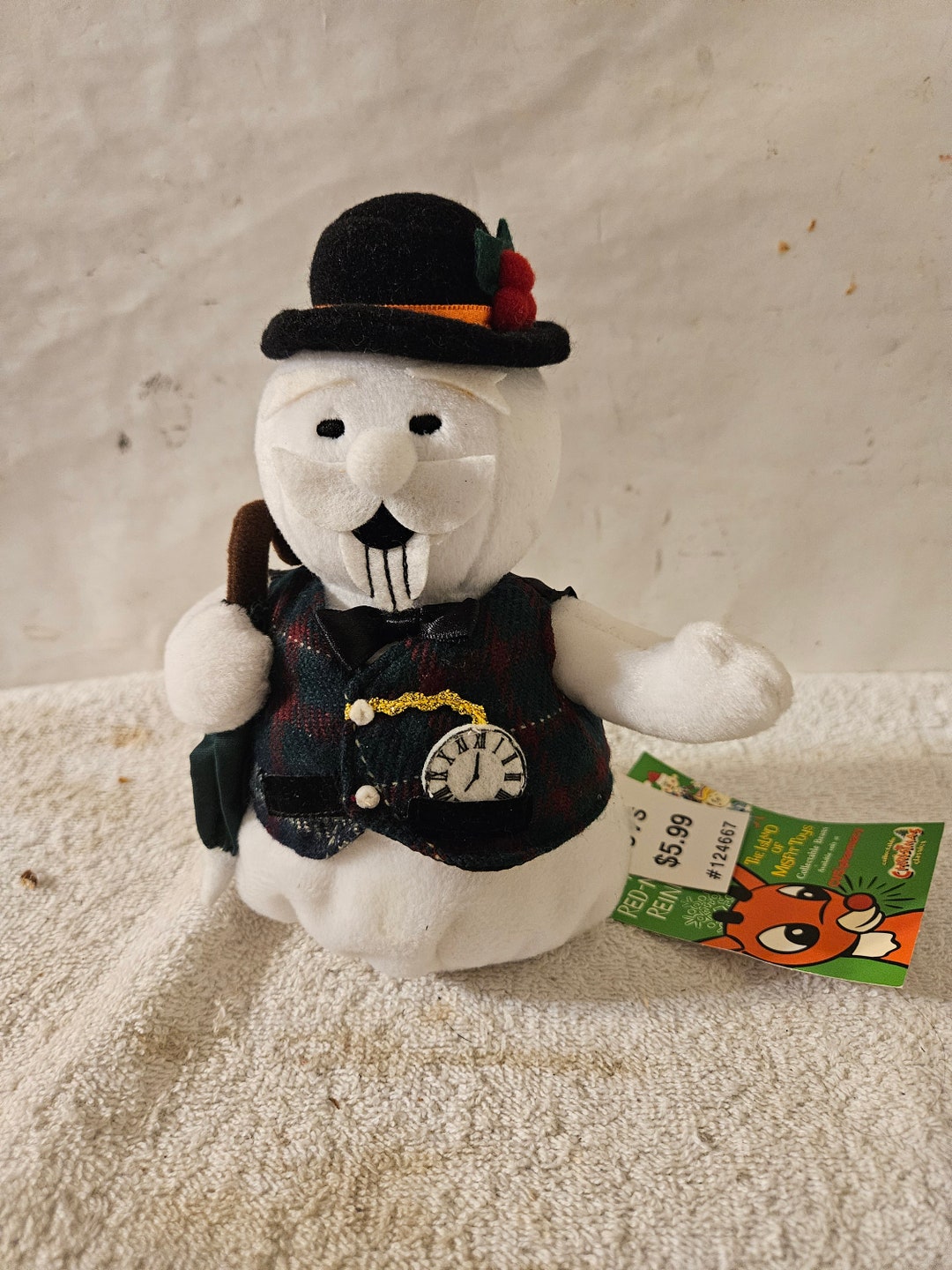 Vintage 7” Frosty the Snowman Traffic Cop Stuffins CVS Plush 1999 - Etsy
