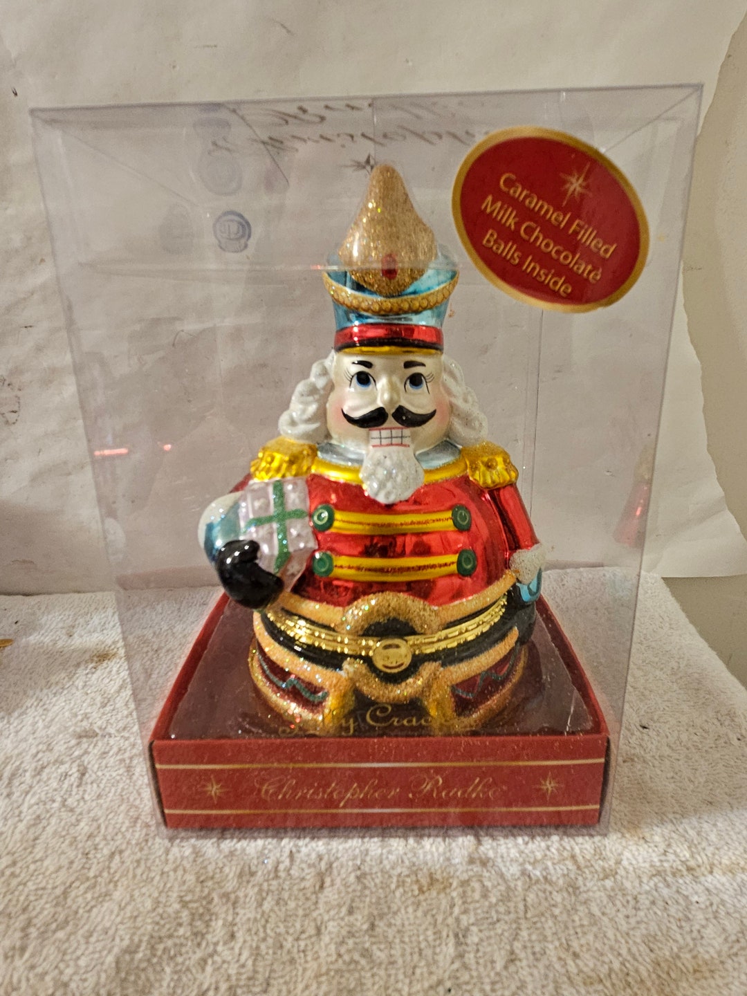 Christopher Radko Jolly Cracker Nutcracker Candy Jar Trinket Box ...