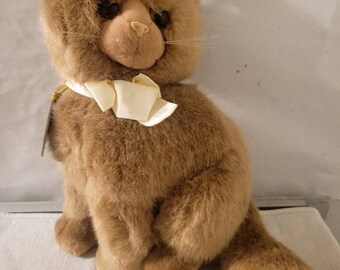 Vintage Stuffed Cat - Etsy