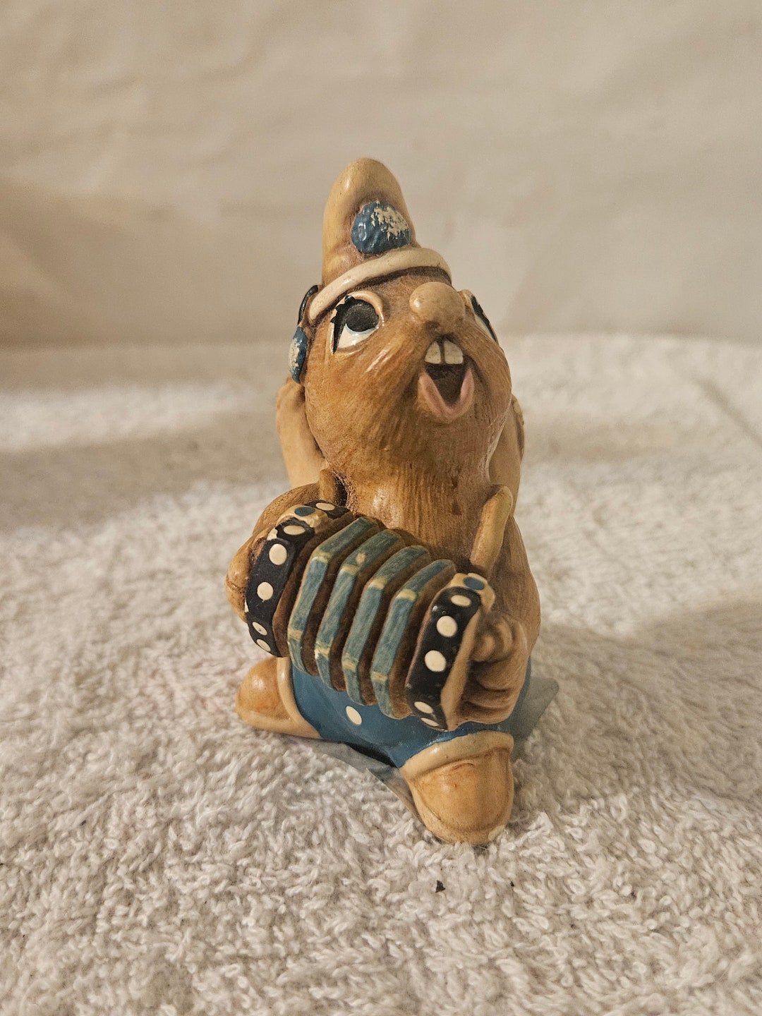 Pendelfin Squeezy With Accordian Blue White Dot Pants - Etsy
