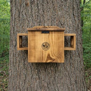 The Hideaway Box is an Extra Large Handmade White Pine Squirrel House ...