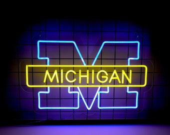 University of Michigan Decor - Etsy
