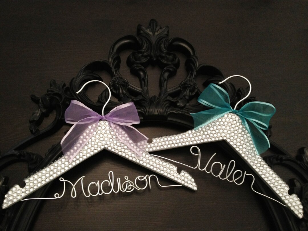 Rhinestone Bling Hanger / BLING Kids Hanger / Children's Personalized ...