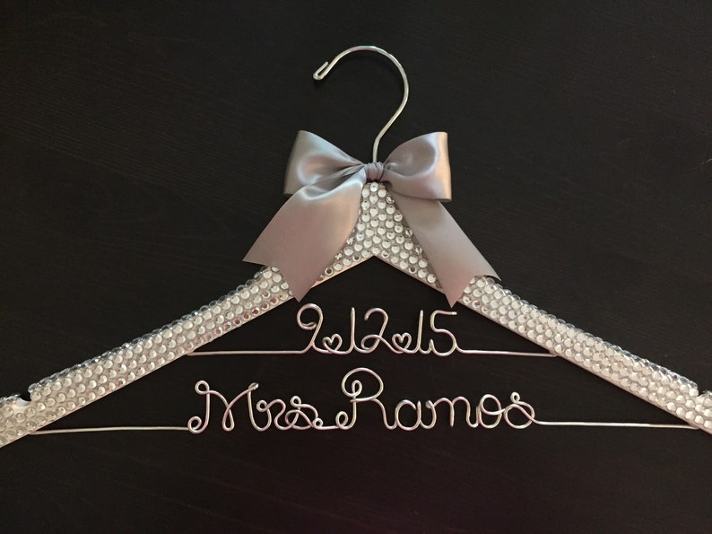 BLING Wedding Hanger, Bride Hanger, Bridal Hanger, Glitter Hanger ...