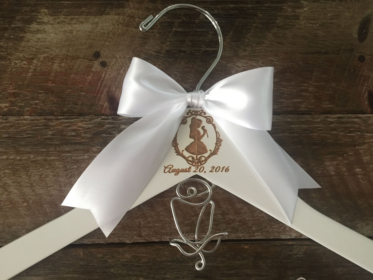 Wedding Hanger Princess Bride Hanger Personalized Hanger | Etsy