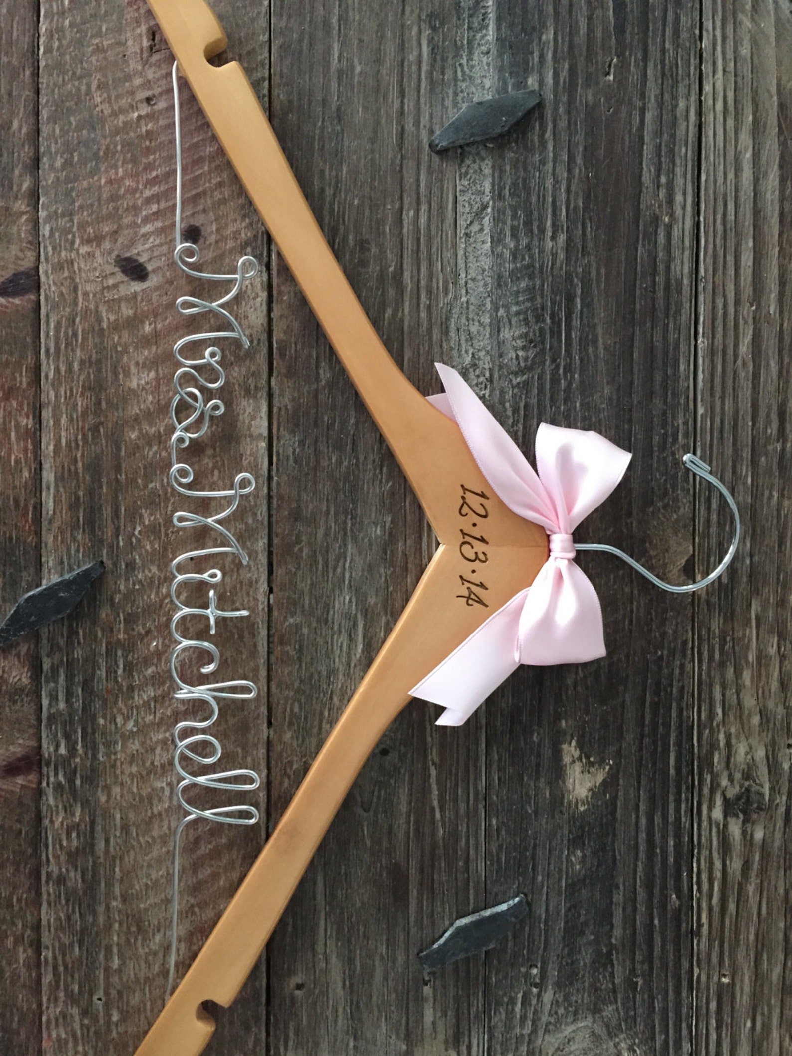 Rustic Brides Hanger / Bridal Hanger / Wedding Hanger / - Etsy