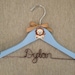 Baby Hanger / Children's Personalized Hanger / Kids Hanger / Boy Hanger ...