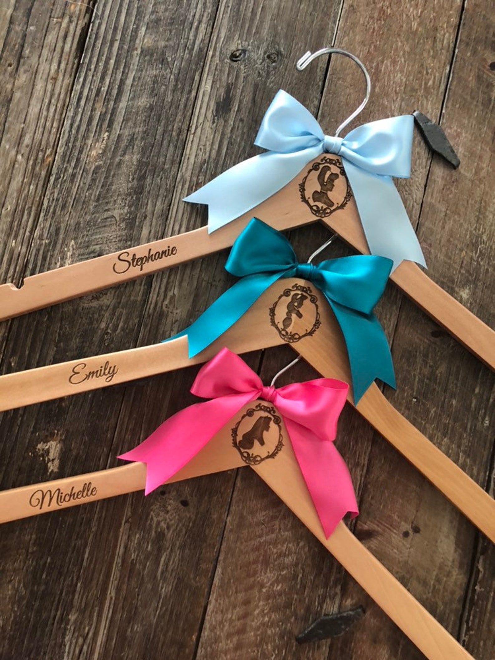 Bridesmaid Hangers Princess Themed Bridesmaids Bridesmaid - Etsy