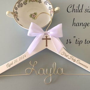 First Holy Communion Hanger, Communion Hanger, Childrens Communion ...