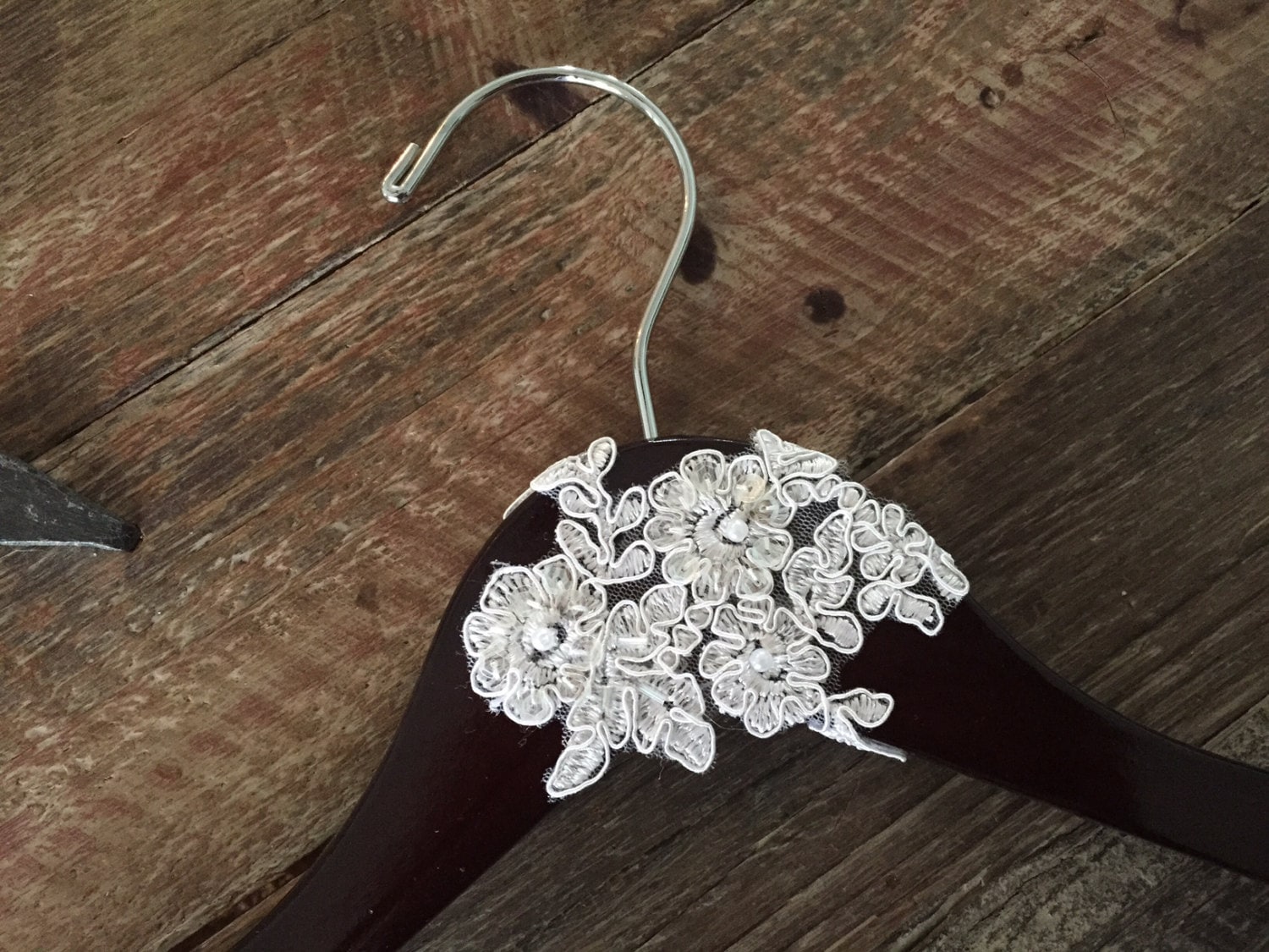 Vintage Lace Wedding Hanger, Bridal Hanger, Bride Hanger, Wedding ...