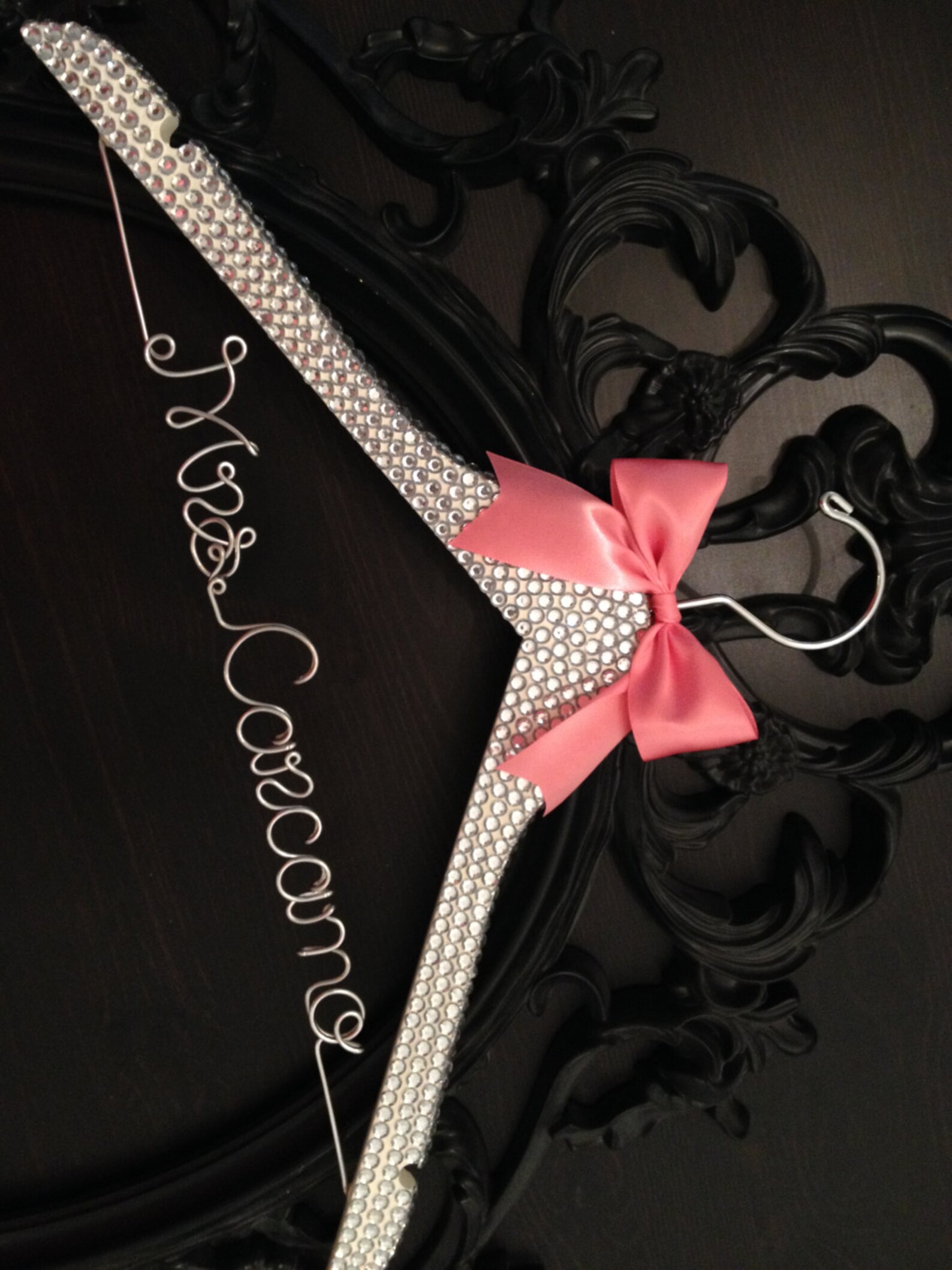 BLING Wedding Hanger Bridal Hanger Personalized Hanger - Etsy