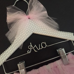 Tutu, Tutu Hanger, Children's Personalized Hanger, BLING Kids Hanger ...