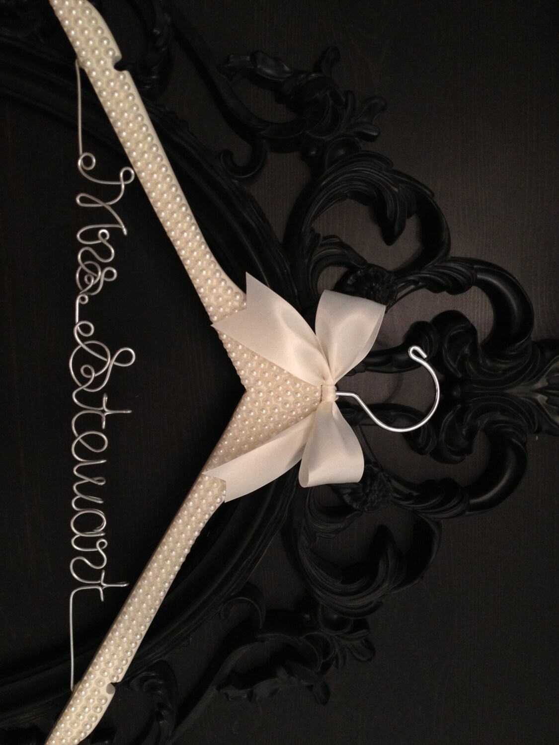 Bridal Hanger / Bride Hanger / Wedding Hanger / PEARL Covered | Etsy