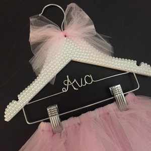 Tutu, Tutu Hanger, Children's Personalized Hanger, BLING Kids Hanger ...