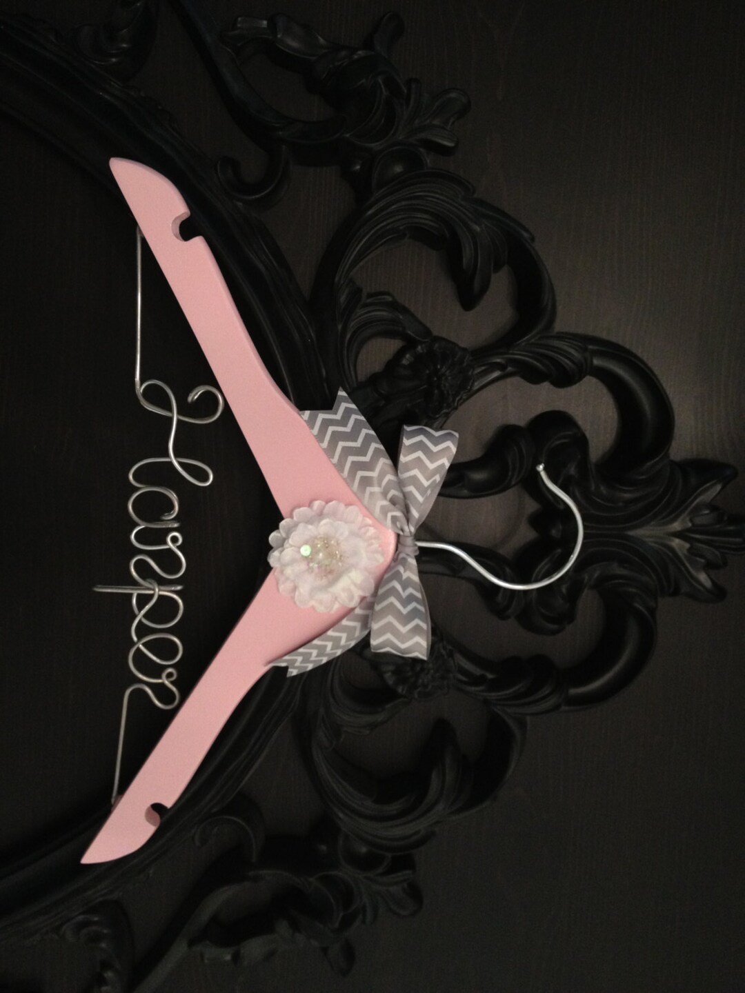 Baby Hanger / Children's Personalized Hanger / DESIGN YOUR OWN- Girl ...