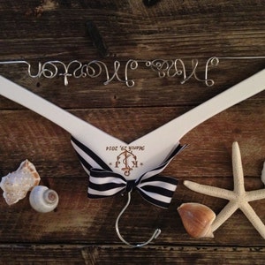 Anchor Nautical Wedding Hanger - Etsy