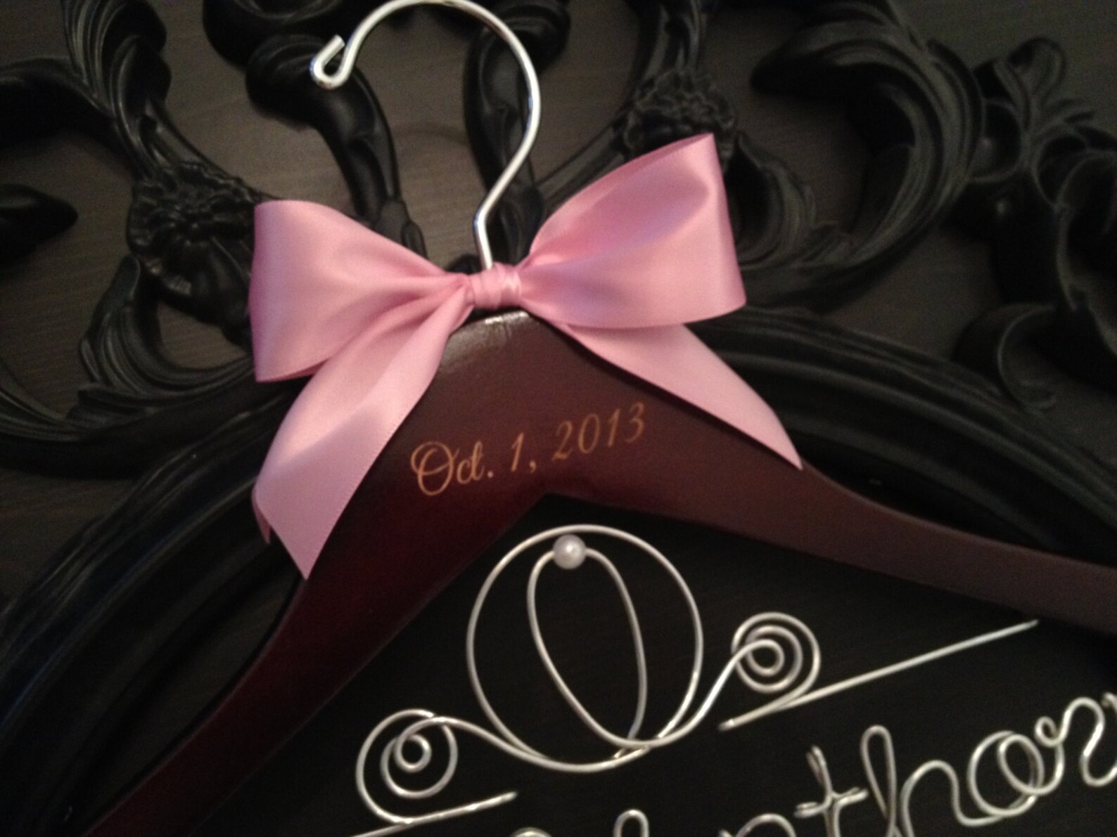Disney Wedding Hanger / Bridal Hanger / Disney Wedding / Bride and ...