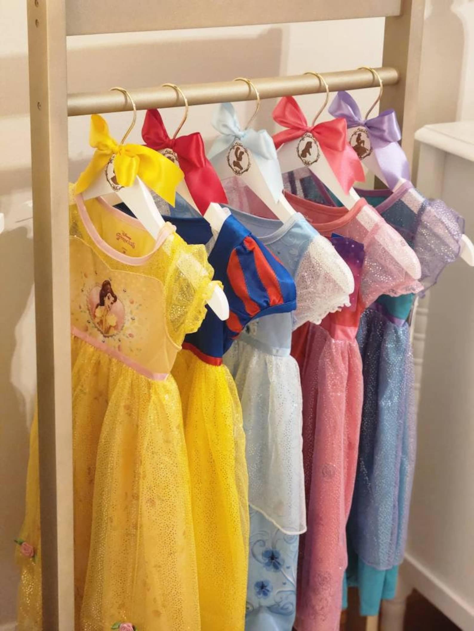 Princess Dress up Station Hangers, Disney Princess Hangers for Children ...