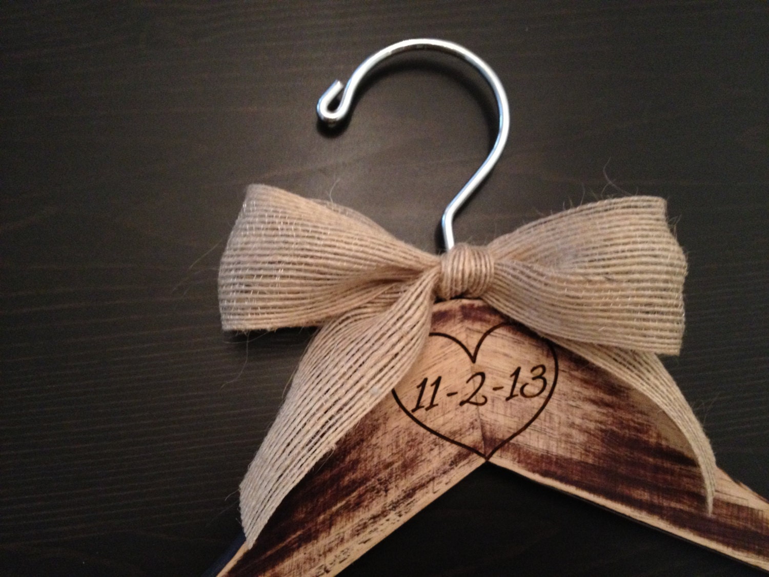 Rustic Bridal Hanger Weddding Hanger Shabby Chic Bride | Etsy