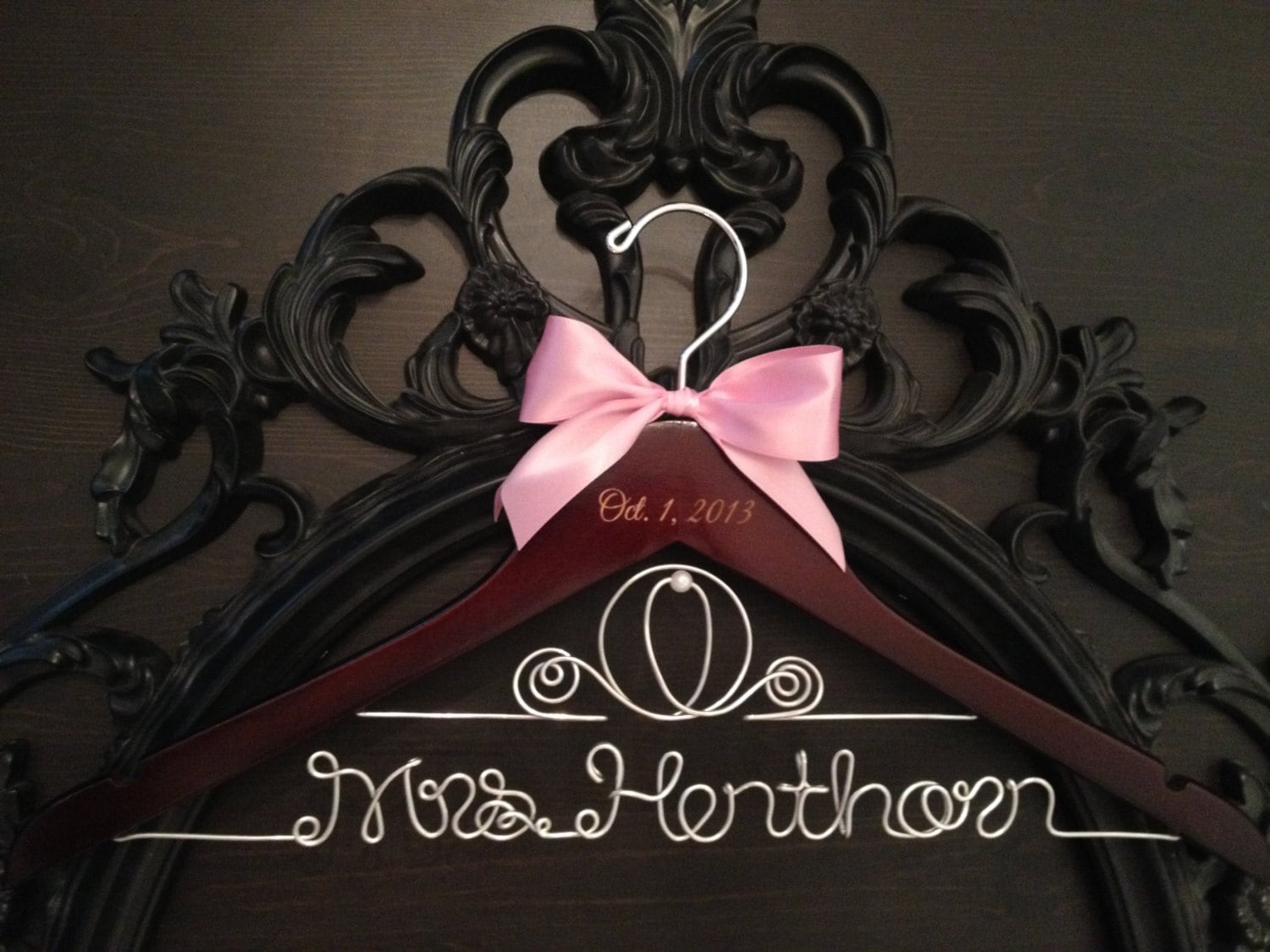 Disney Wedding Hanger / Bridal Hanger / Disney Wedding / Bride and ...
